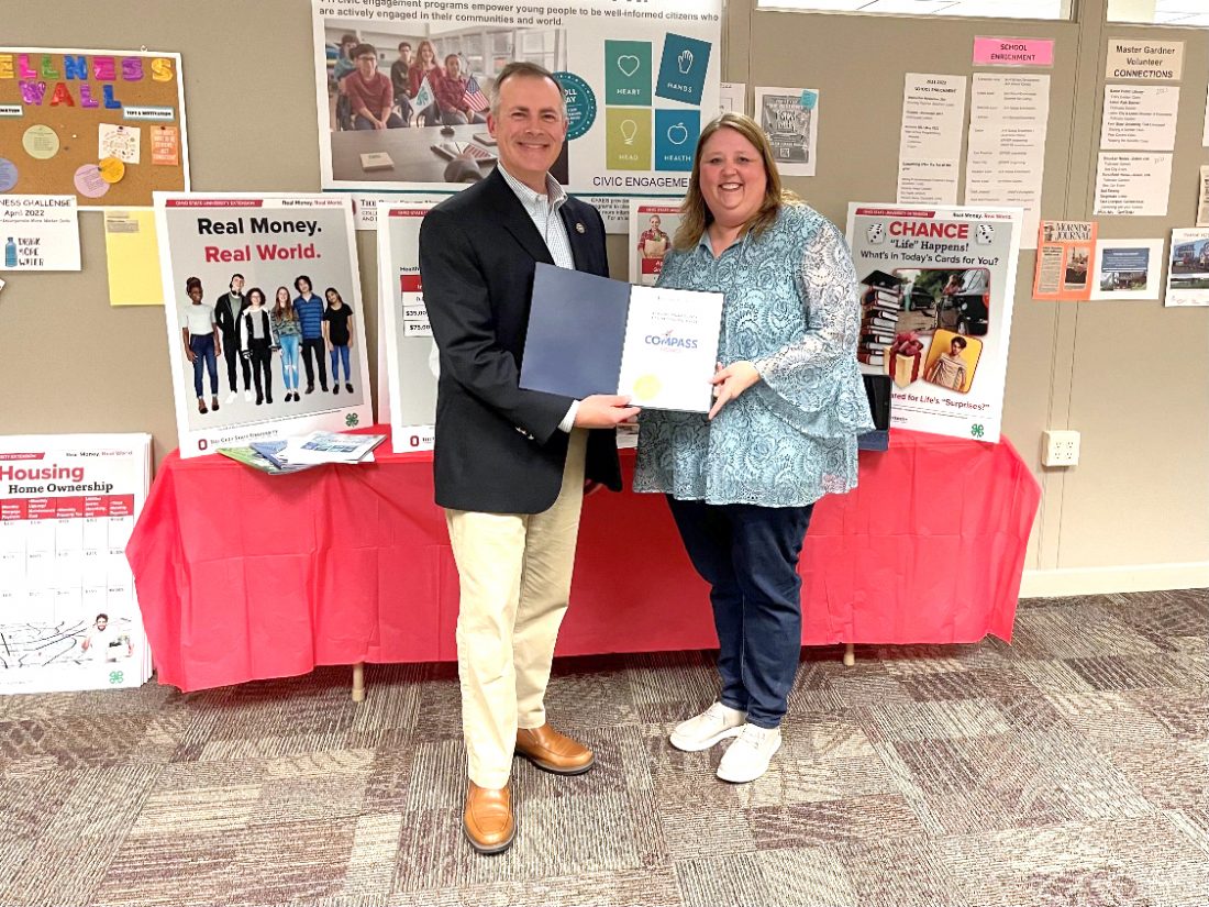 State Treasurer presents Compass Award | News, Sports, Jobs - The Review